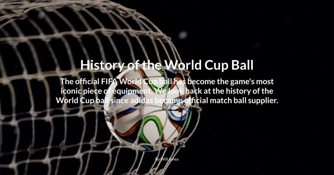 History of the World Cup Ball